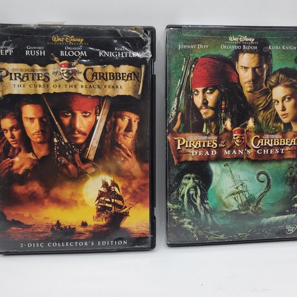 Walt Disney | Media | Bundle Of 2 Pirates Of The Caribbean Dvds | Poshmark
